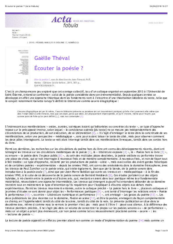 poeme sur un objet prosaique