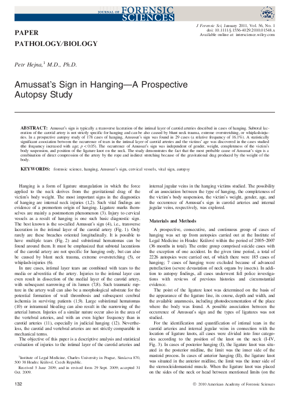 (PDF) Amussat’s Sign in Hanging-A Prospective Autopsy Study