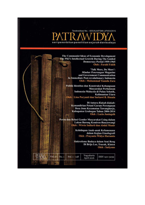 (PDF) PERAN DAN RELASI GENDER MASYARAKAT USING DALAM LAKON BARONG ...