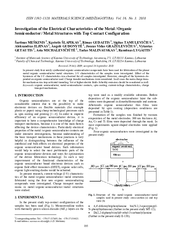 (PDF) Investigation of electrical characteristics of different ceramic ...