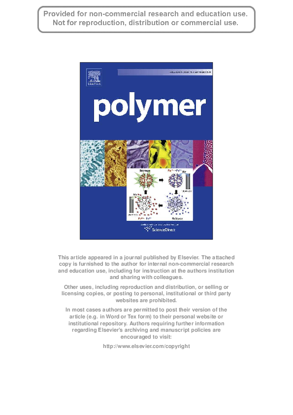 (PDF) Morphology and properties of thermoplastic polyurethanes with ...