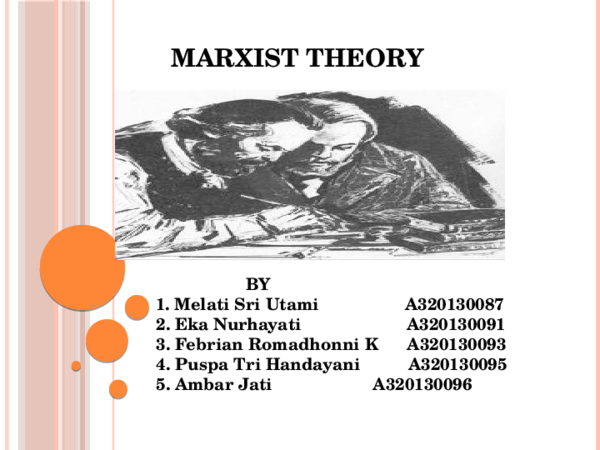 (PPT) LITERARY THEORY:MARXIST THEORY