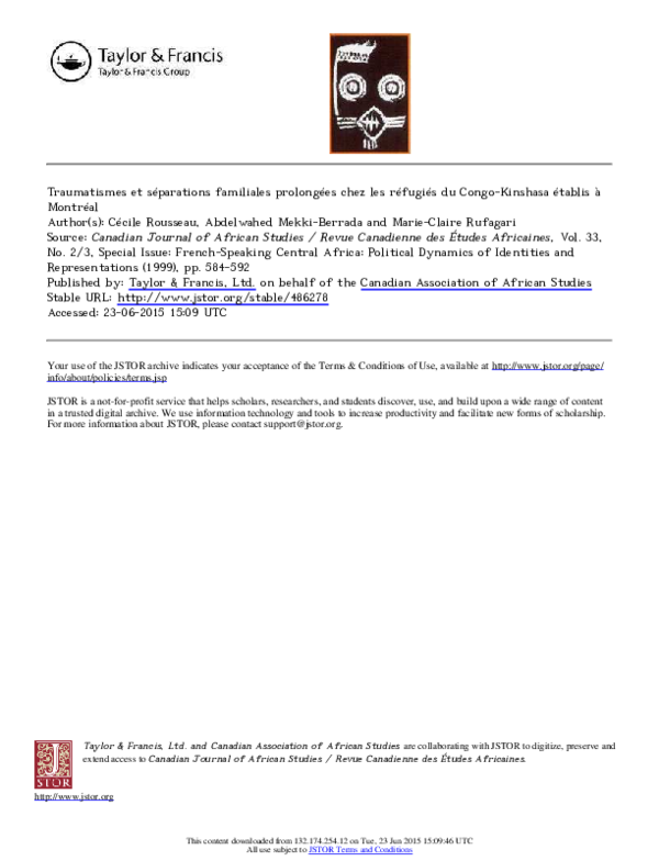 (PDF) The Crisis of the Great Powers in the Great Lakes Crisis