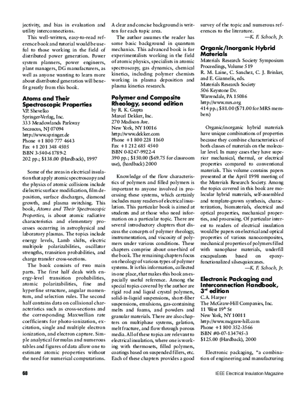 (PDF) Electronic packaging and interconnection handbook
