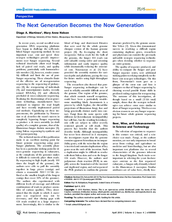 (PDF) The Next Generation Becomes the Now Generation