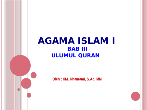 (PPT) AGAMA ISLAM I BAB III