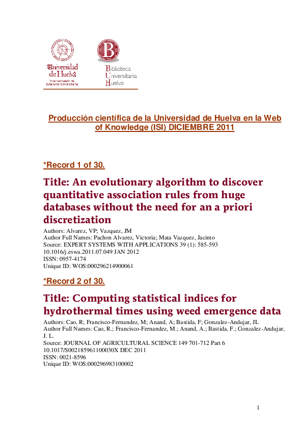 Pdf An Evolutionary Algorithm To Discover Quantitative Association Rules From Huge Databases