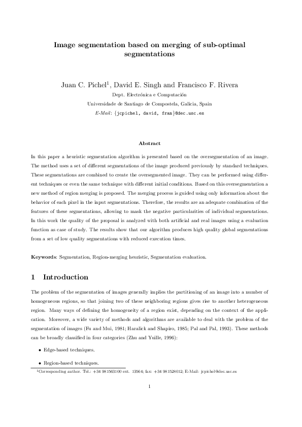 Pdf Image Segmentation Based On Merging Of Sub Optimal Segmentations
