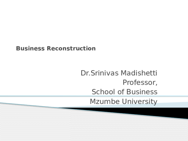 (PPT) BUSINESS RECONSTRUCTION