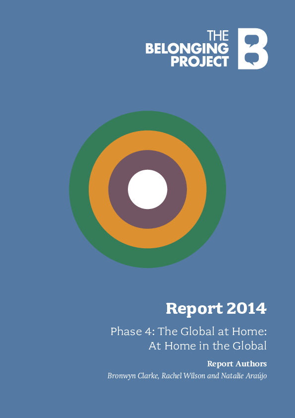 (PDF) The Belonging Project. Report 2014. Phase 4: The Global at Home ...