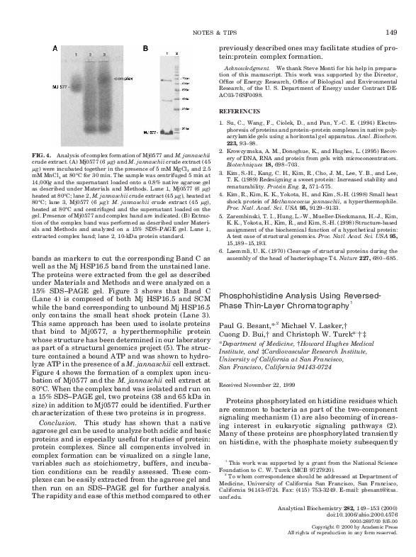 (PDF) Phosphohistidine Analysis Using Reversed-Phase Thin-Layer ... (PDF) Phosphohistidine Analysis Using Reversed-Phase Thin-Layer ...