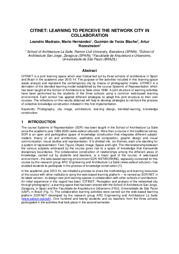 (PDF) CITINET: Learning to perceive the network city in collaboration ...