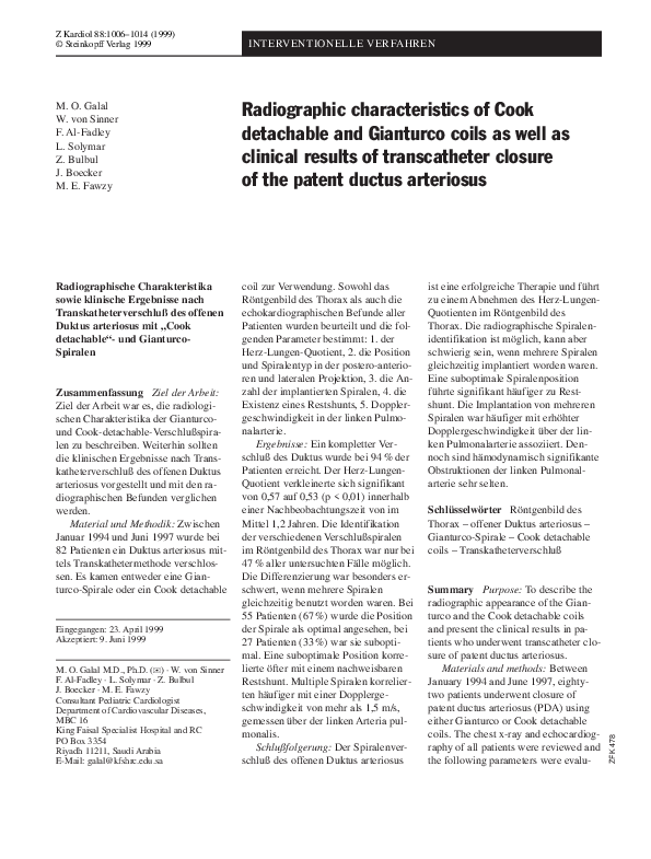 (PDF) Radiographic characteristics of Cook detachable and Gianturco ...
