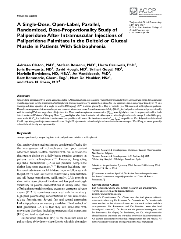 (PDF) A Single-Dose, Open-Label, Parallel, Randomized, Dose ...