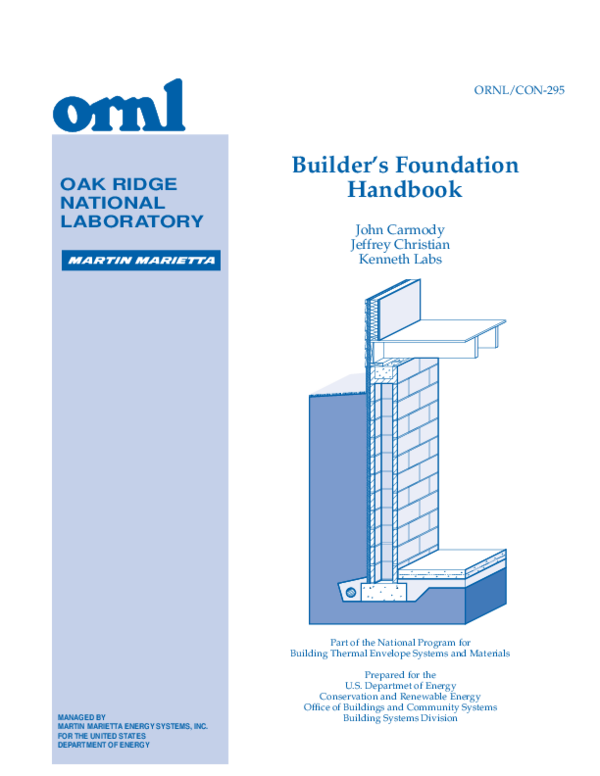 (PDF) Builder's Foundation Handbook