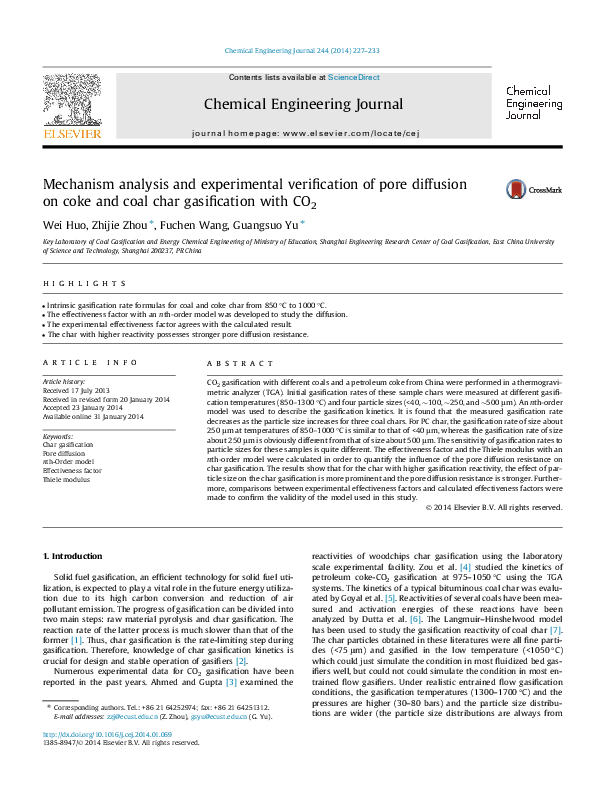 (PDF) Mechanism analysis and experimental verification of pore ...