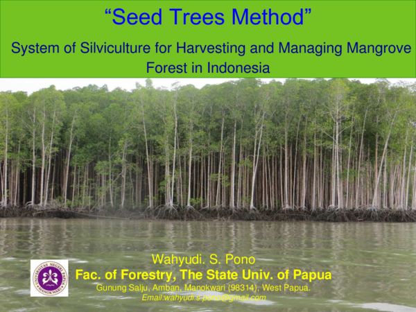 (PDF) " Seed Trees Method " System of Silviculture for Harvesting and ...