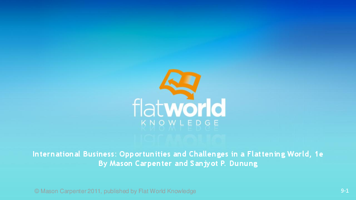 (PDF) International Business: Opportunities and Challenges in a ...