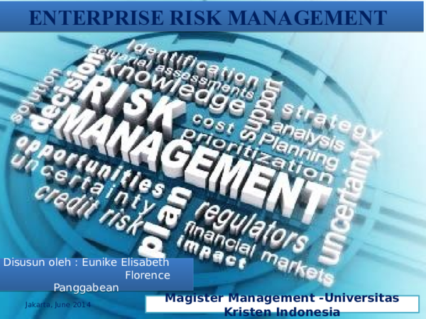 (PPT) Risk Management ERM