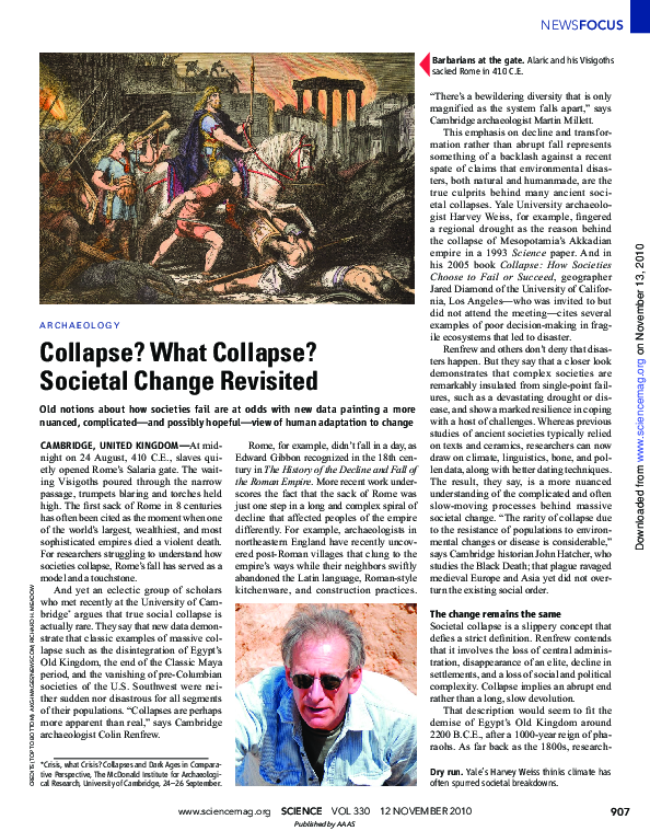 (PDF) Crisis what Crisis - on Jared Diamond