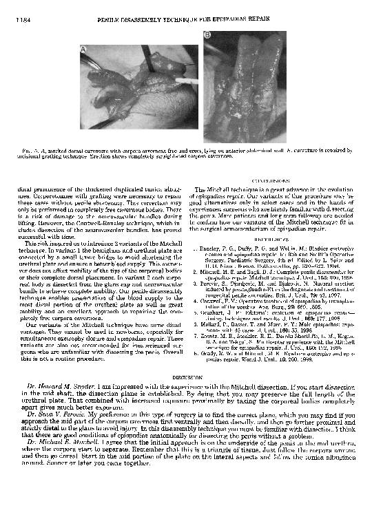 (PDF) PENILE DISASSEMBLY TECHNIQUE FOR EPISPADIAS REPAIR: VARIANTS OF ...