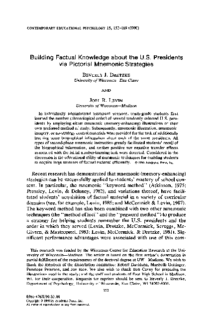 (PDF) Building factual knowledge about the U.S. presidents via ...