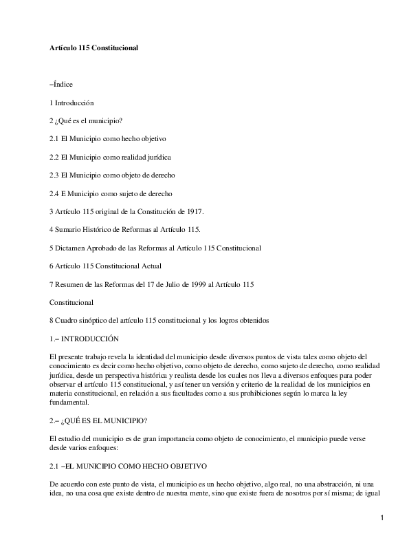 (PDF) Artículo 115 Constitucional