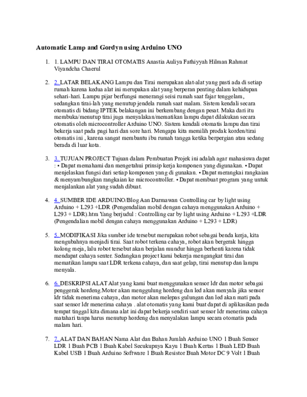 (DOC) Automatic Lamp and Gordyn using Arduino UNO | agus mustofa - Academia.edu