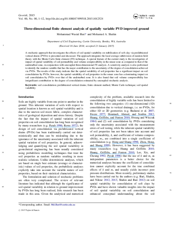 (PDF) Three-dimensional finite element analysis of single-bolt, single-lap composite bolted ...