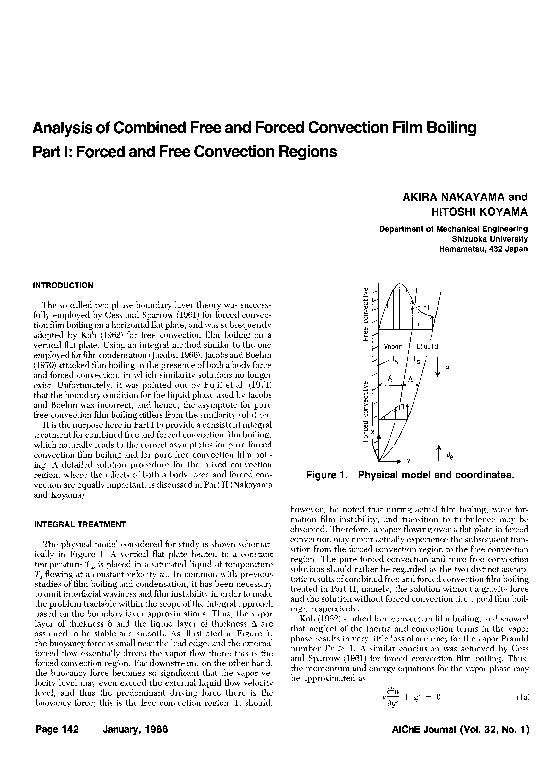(PDF) Analysis of combined free and forced convection film boiling ...