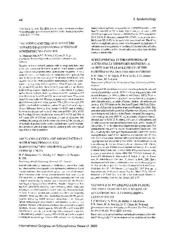 (PDF) The young and the old: Attitudes toward de-institutionalization ...