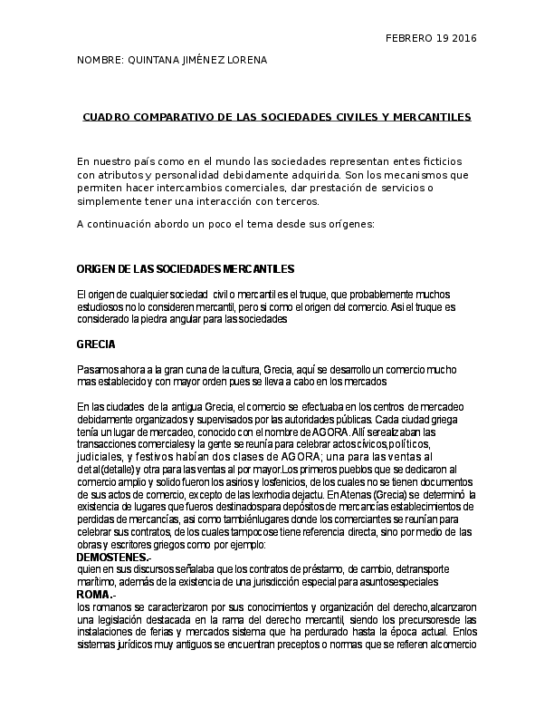 (DOC) CUADRO COMPARATIVO DE LAS SOCIEDADES CIVILES Y MERCANTILES