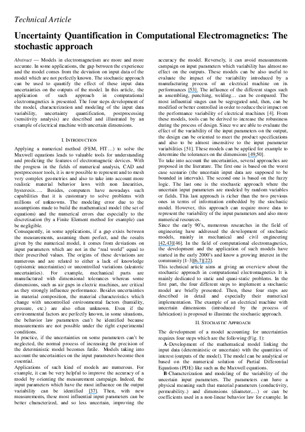 (PDF) UNCERTAINTY QUANTIFICATION IN COMPUTATIONAL PREDICTIVE MODELS FOR FLUID DYNAMICS USING A ...