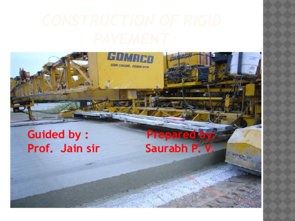 (PPT) CONSTRUCTION OF RIGID PAVEMENT