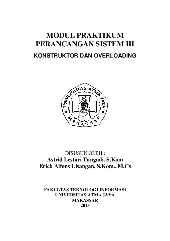 (PDF) Konstruktor dan Overloading