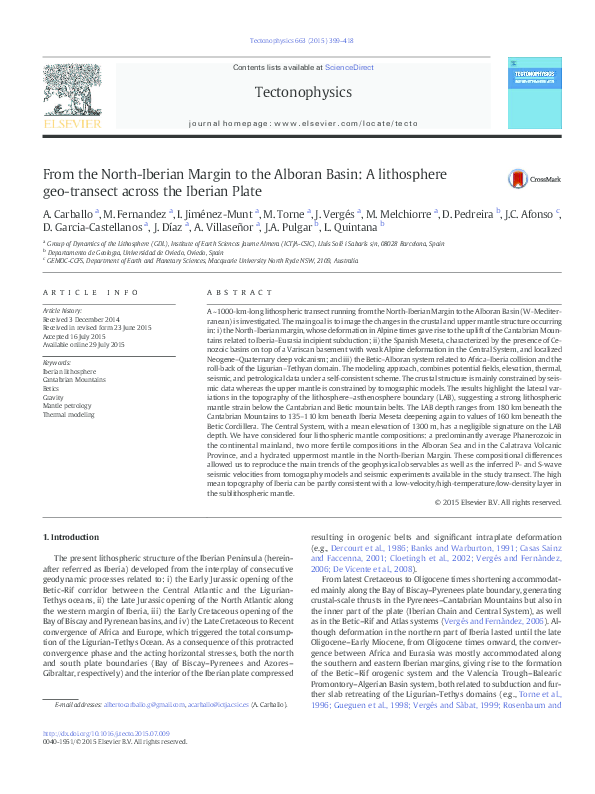(PDF) Reconstruction of the Exhumed Mantle Across the North Iberian ...
