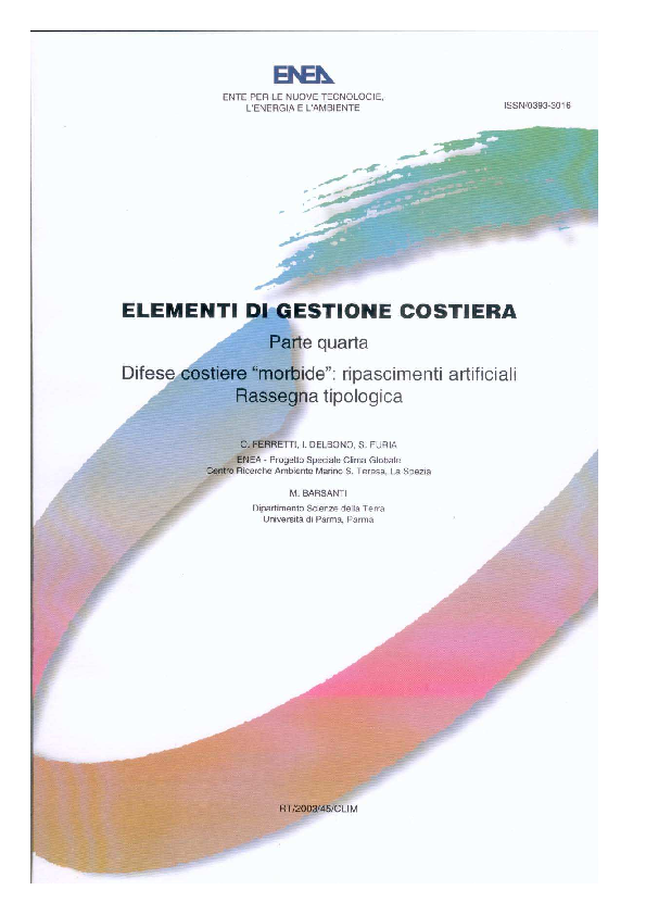 (PDF) ELEMENTI DI GESTIONE COSTIERA, Parte Quarta: Difese costiere ...