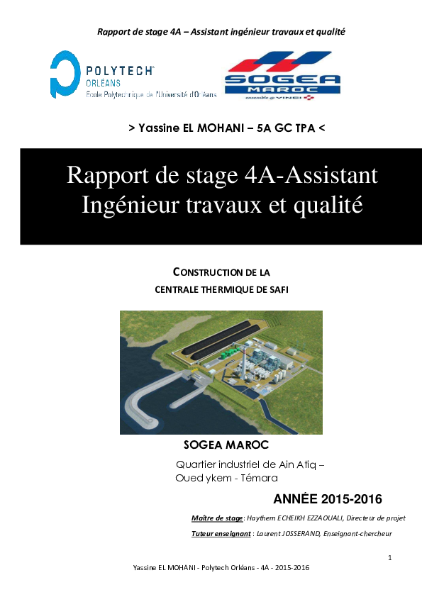 rapport final centrale laitiere