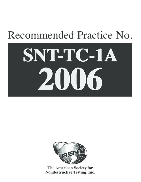 (PDF) ASNT- SNT TC 1A