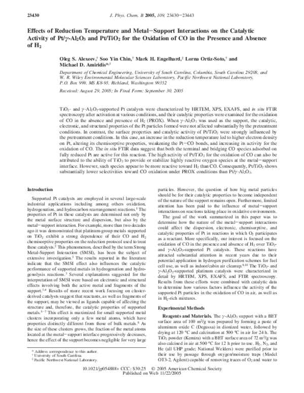 (PDF) EPR characterization of Ti3+ ions at the metal-support interface ...