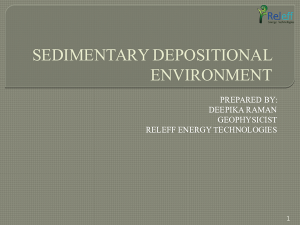 (PPT) SEDIMENTARY DEPOSITIONAL ENVIRONMENT