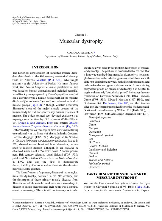 (PDF) Muscular dystrophy