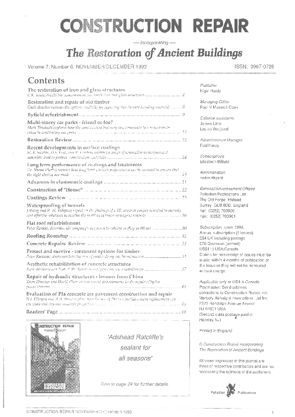 (PDF) Evaluation of pfa concrete for pavement construction and repair