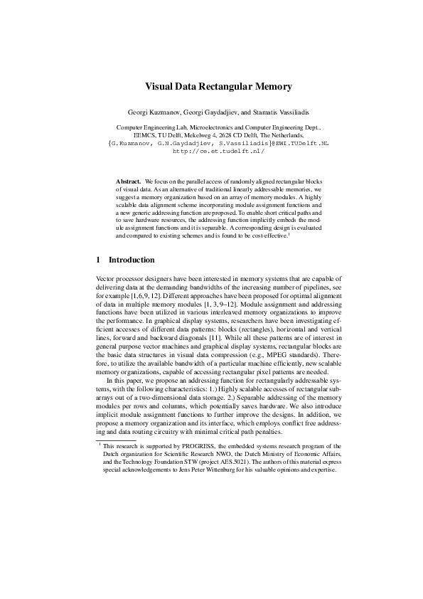 (PDF) Visual Data Rectangular Memory
