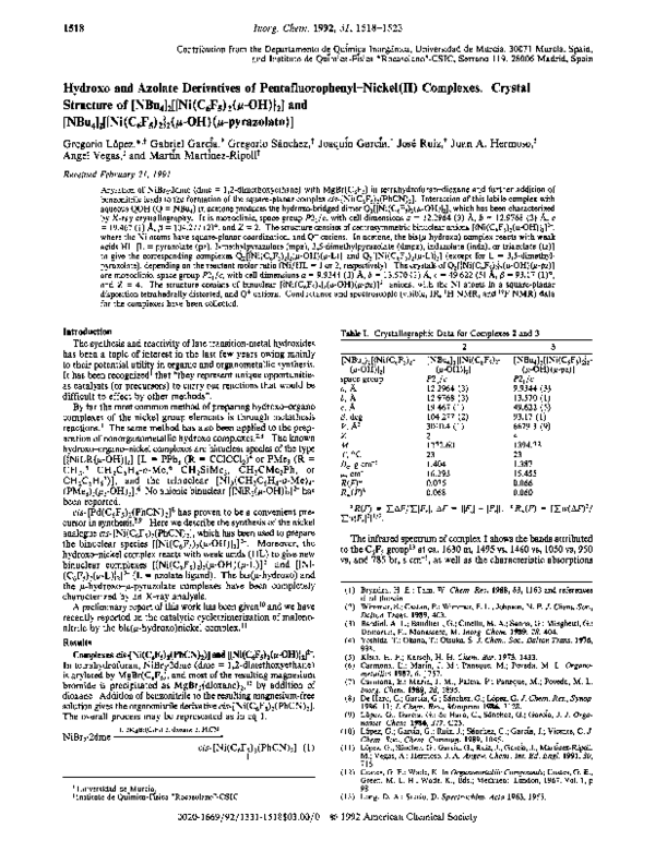 (PDF) Crystal structure of rhodium pentafluoride | Alain Tressaud and ...