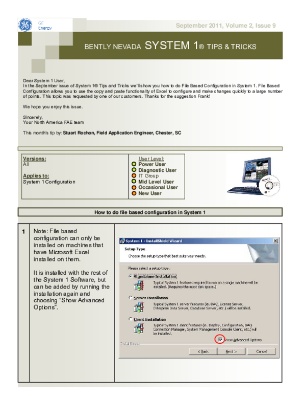 (PDF) BENTLY NEVADA SYSTEM 1® TIPS & TRICKS Versions: All Applies to ...