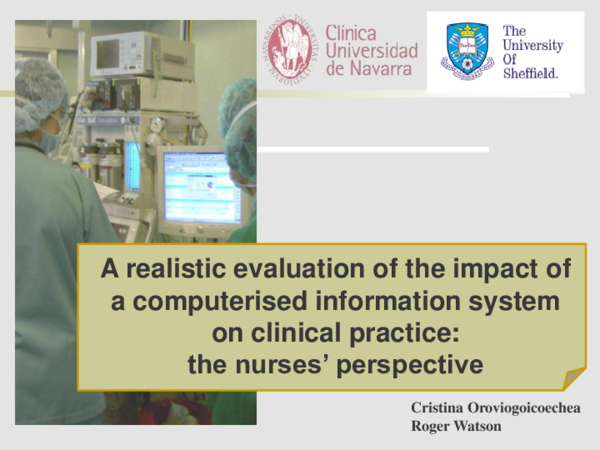 (PDF) A Realistic Evaluation of the Impact of a Computerised ...