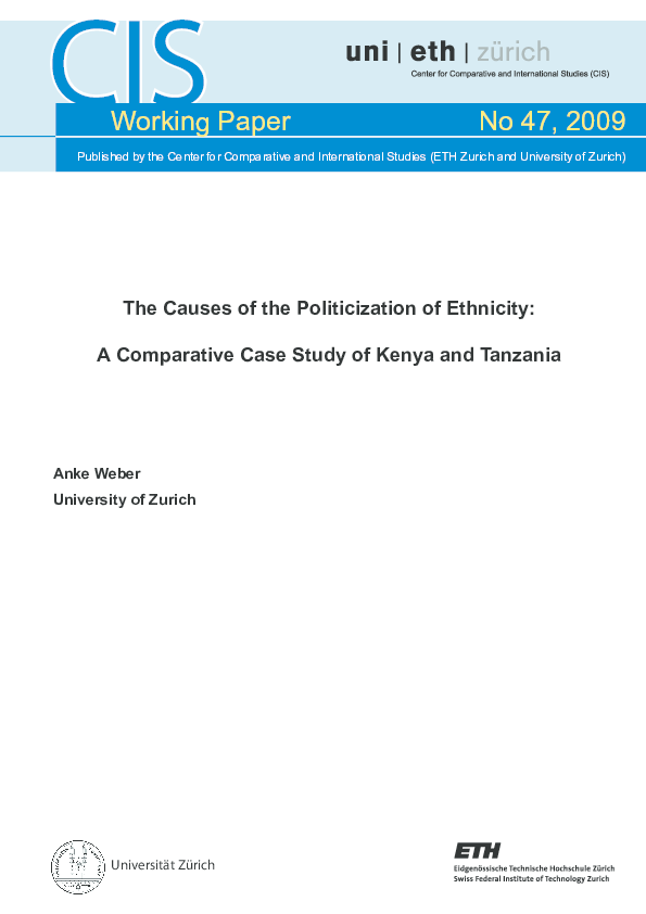(PDF) A Comparative Case Study of Kenya and Tanzania