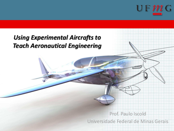 (PDF) Using Experimental Aircrafts to Teach Aeronautical Engineering