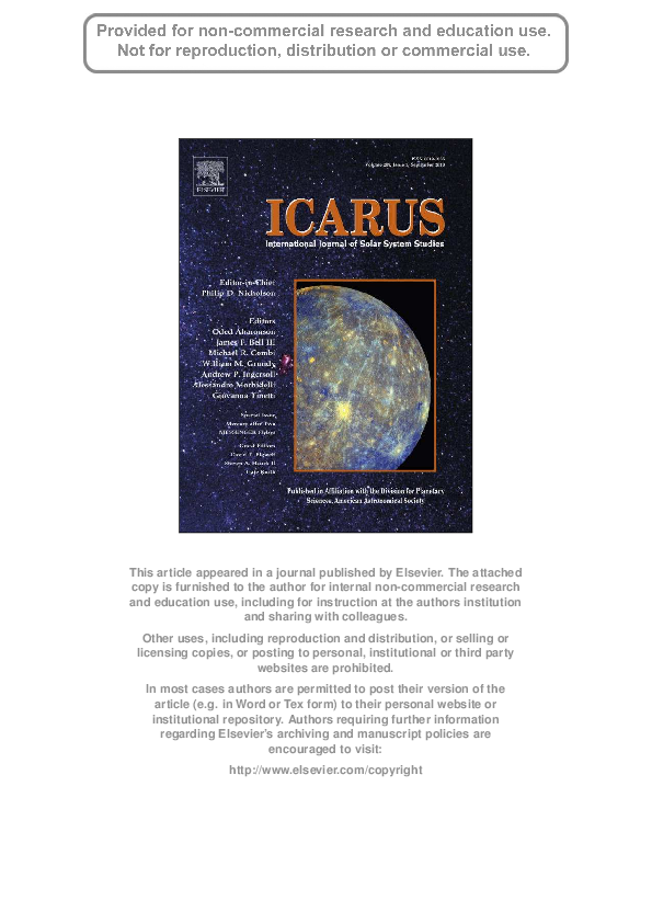 (PDF) Constraints on Mercury’s surface composition from MESSENGER and ...